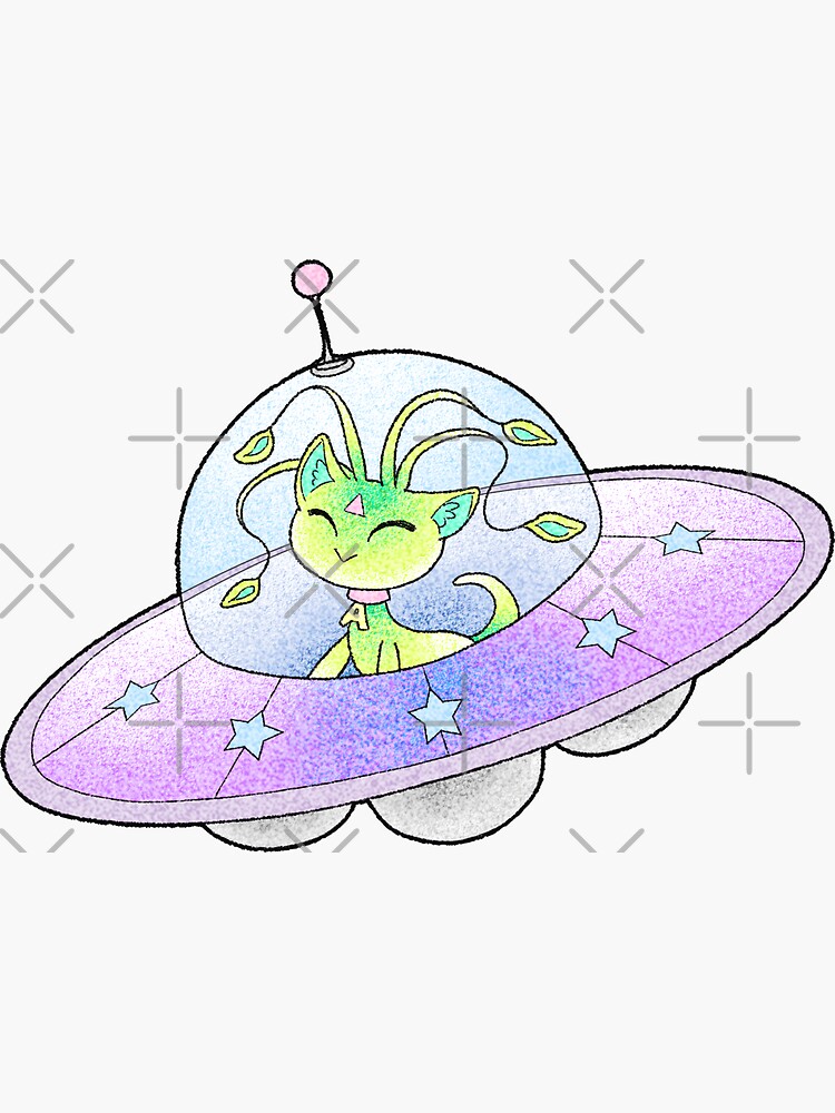 "Alien Aisha" Sticker by Spider-Lotus | Redbubble