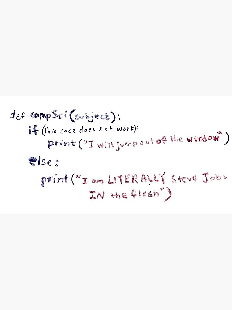 "Comp Sci " Sticker for Sale by PhoebeWard | Redbubble