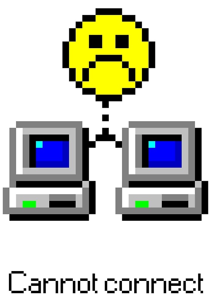 "Cannot connect" by virtualnihil | Redbubble