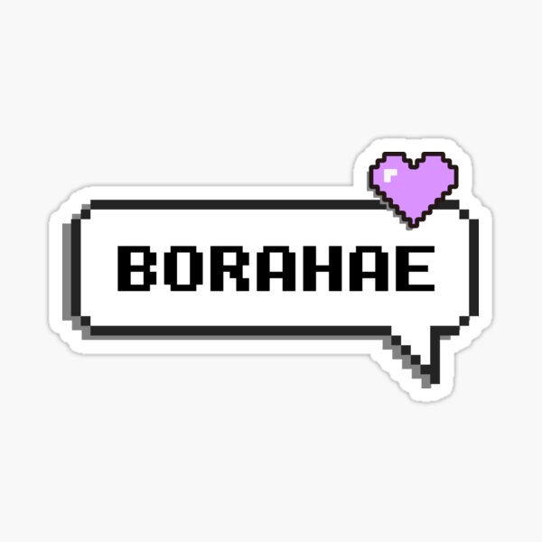 Pegatina «BTS / BORAHAE / YO TE PURPURA» de blancstudio | Redbubble