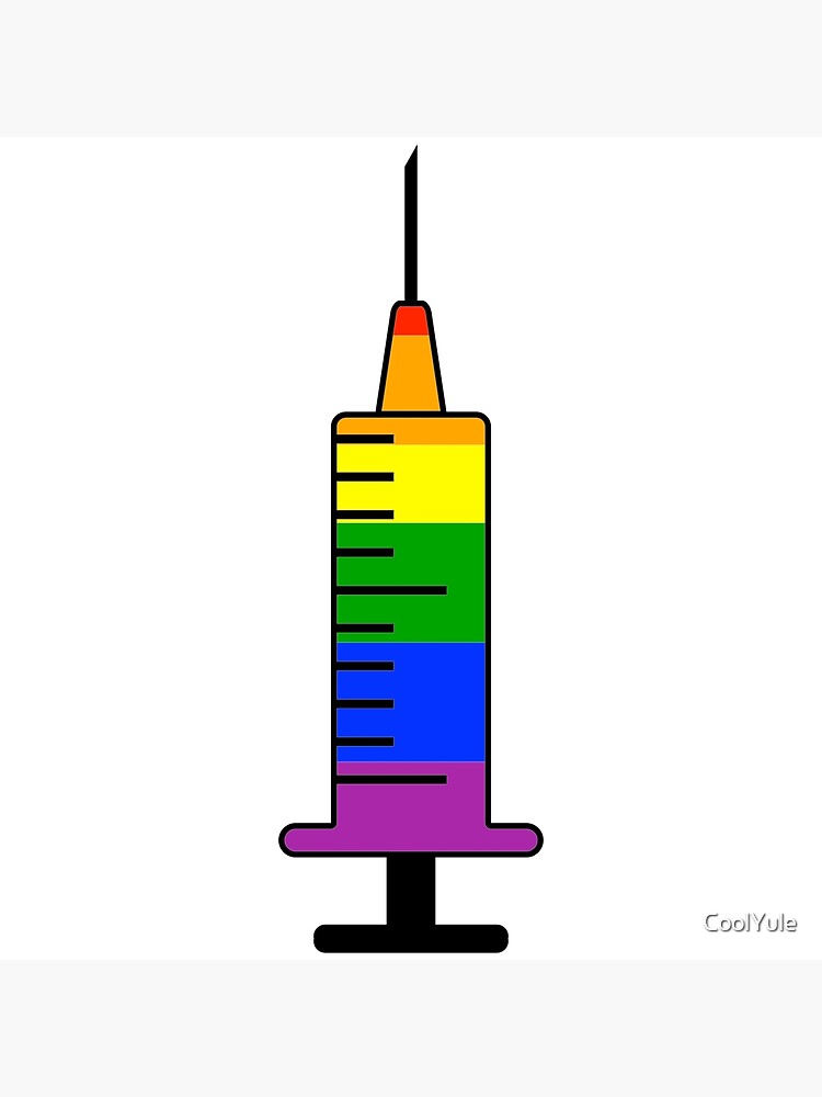 "Rainbow Colours Hypodermic Needle Syringe" Poster for Sale by CoolYule ...