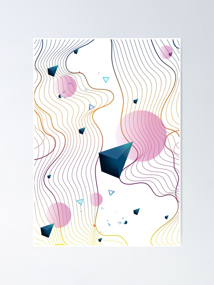 "Particles" Poster by wundergraphics | Redbubble