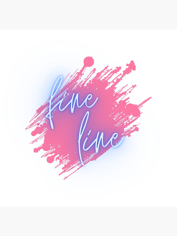 "Fine Line Sticker" Sticker for Sale by Nytren | Redbubble