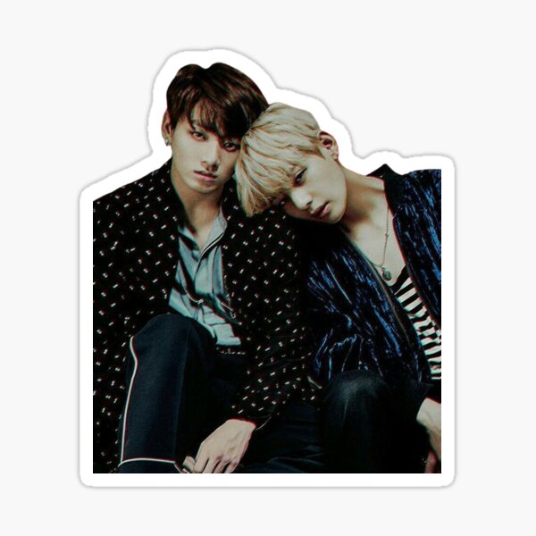 "BTS Jungkook & V photoshoot" Sticker for Sale by stationarybysol ...