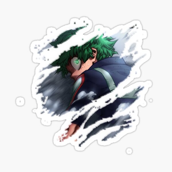 "Deku" Sticker for Sale by DEADWEIGHTS | Redbubble