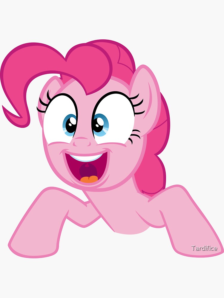 "Pinkie Pie" Sticker by Tardifice | Redbubble