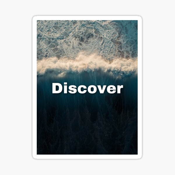 "Discover" Sticker for Sale by Rb-insta | Redbubble