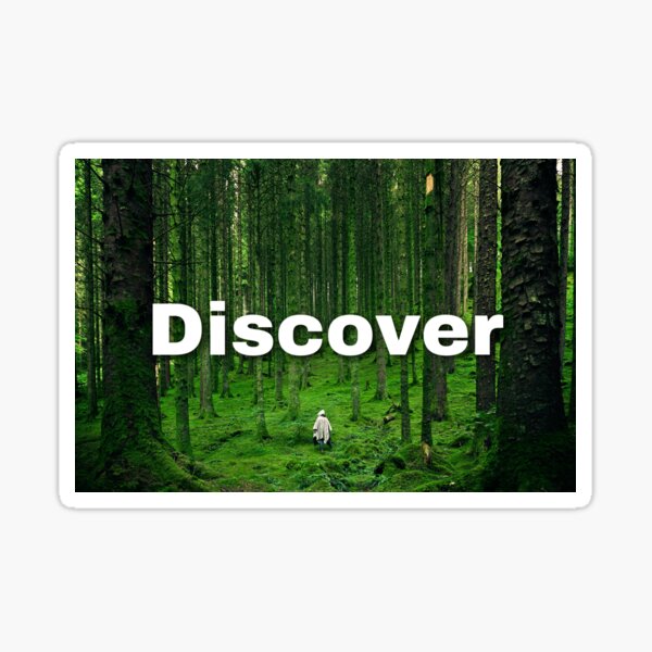 "Discover" Sticker for Sale by Rb-insta | Redbubble