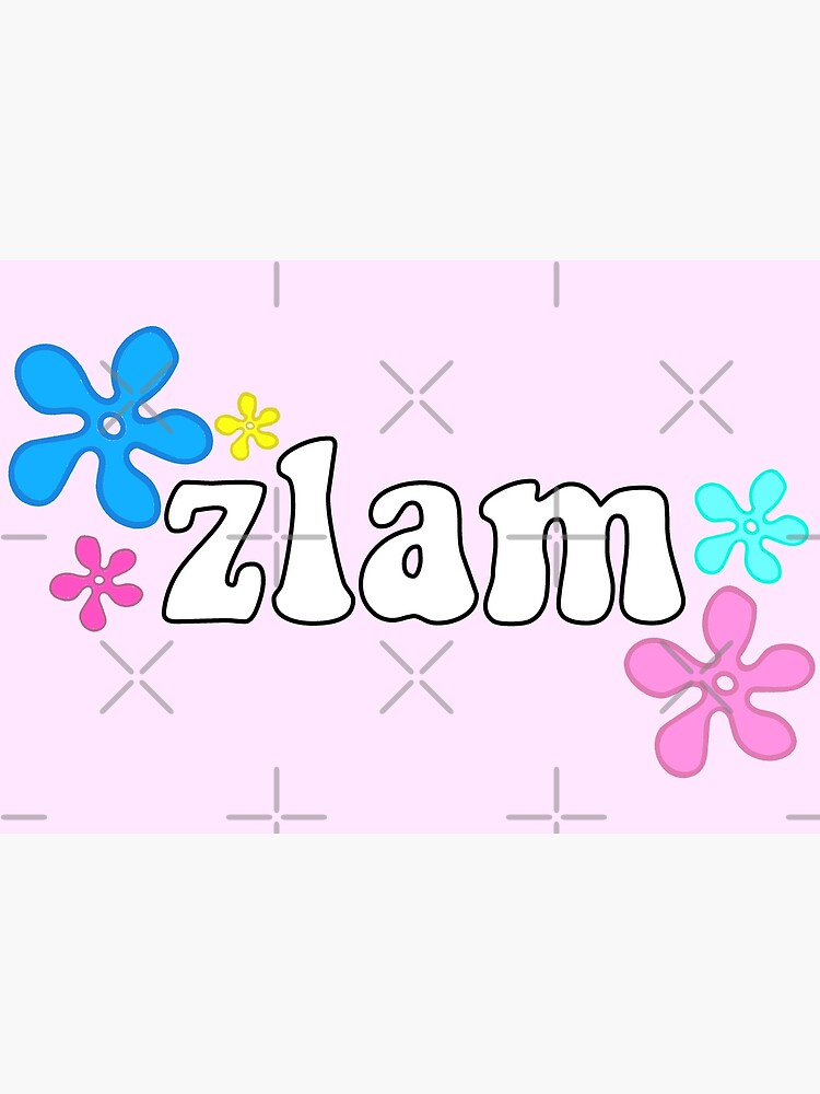 "zlam flower power sticker" Poster for Sale by jaclynacn | Redbubble