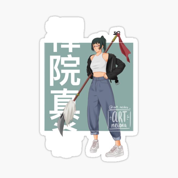 Maki Zenin Maki Zenin Jjk Stickers | Redbubble