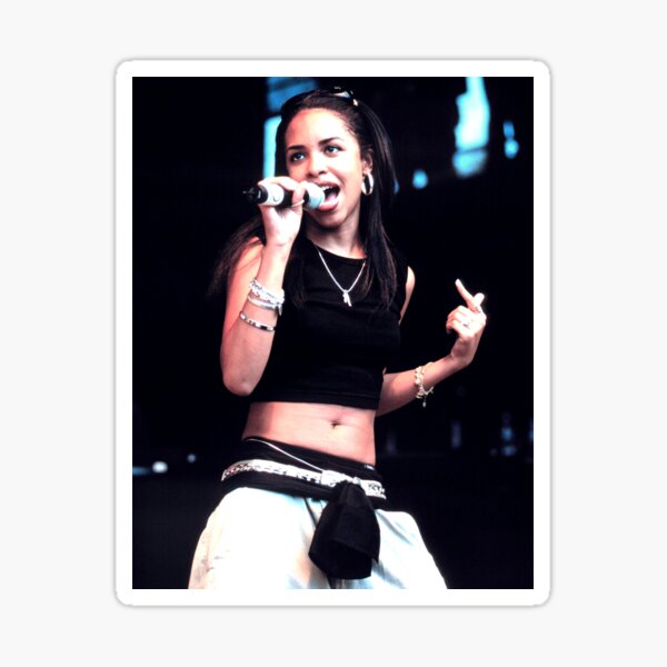 "Aaliyah ar Concert" Sticker by fromthestreets | Redbubble