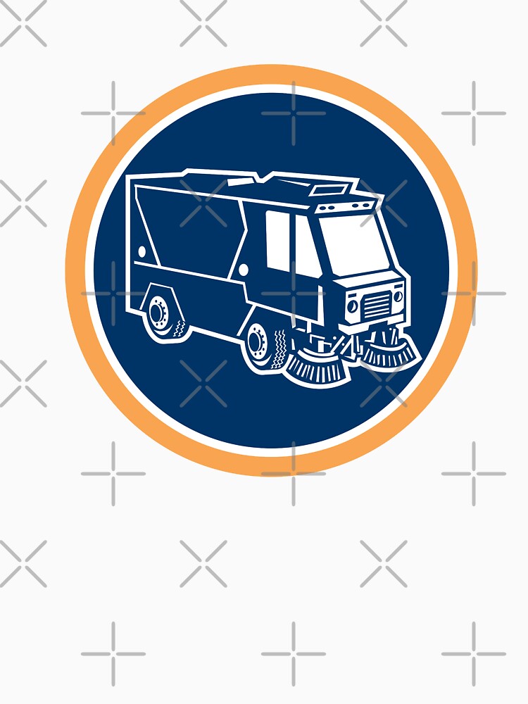 "Street Cleaner Truck Circle Retro" T-shirt for Sale by patrimonio ...