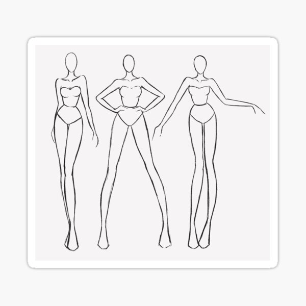"Models" Sticker for Sale by emaaselakovic | Redbubble