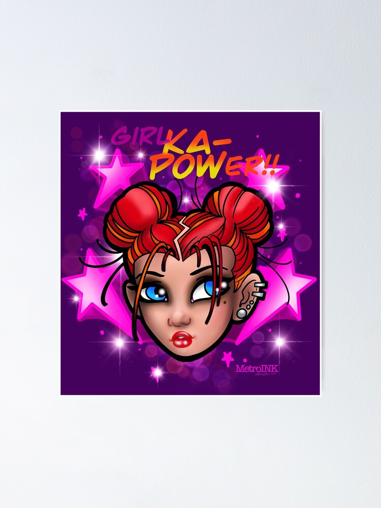 "Girl KA-POWer!!" Poster by MetroInk | Redbubble