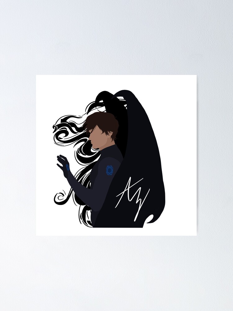 "Azriel Outline w/ Signature" Poster for Sale by casseld | Redbubble