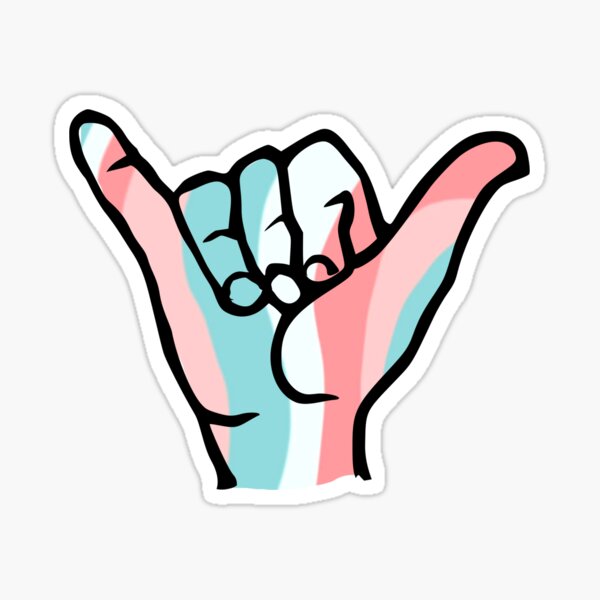 "preppy lines shaka" Sticker for Sale by stickersbymila | Redbubble