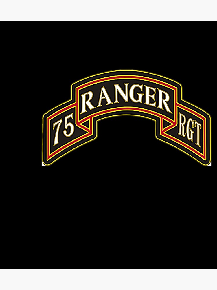 "US Army Ranger 75th Regiment" Poster for Sale by marianvg3ma | Redbubble