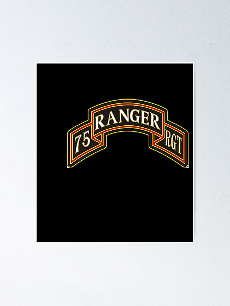 "US Army Ranger 75th Regiment" Poster for Sale by marianvg3ma | Redbubble