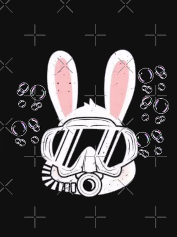 "Scuba Rabbit" T-shirt for Sale by Pursue-Joy | Redbubble | rabbit t ...