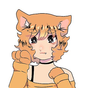 "Femboy Garfield" Sticker for Sale by bwunii | Redbubble