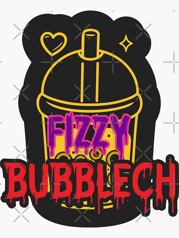 "BEST SELLER - Fizzy Bubblech 6" Sticker for Sale by allysondesign ...