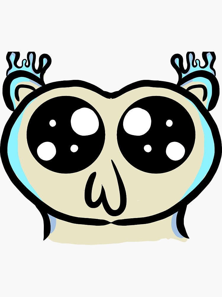 "Derp Polar Bear Emote" Sticker for Sale by AquaticsGrl | Redbubble