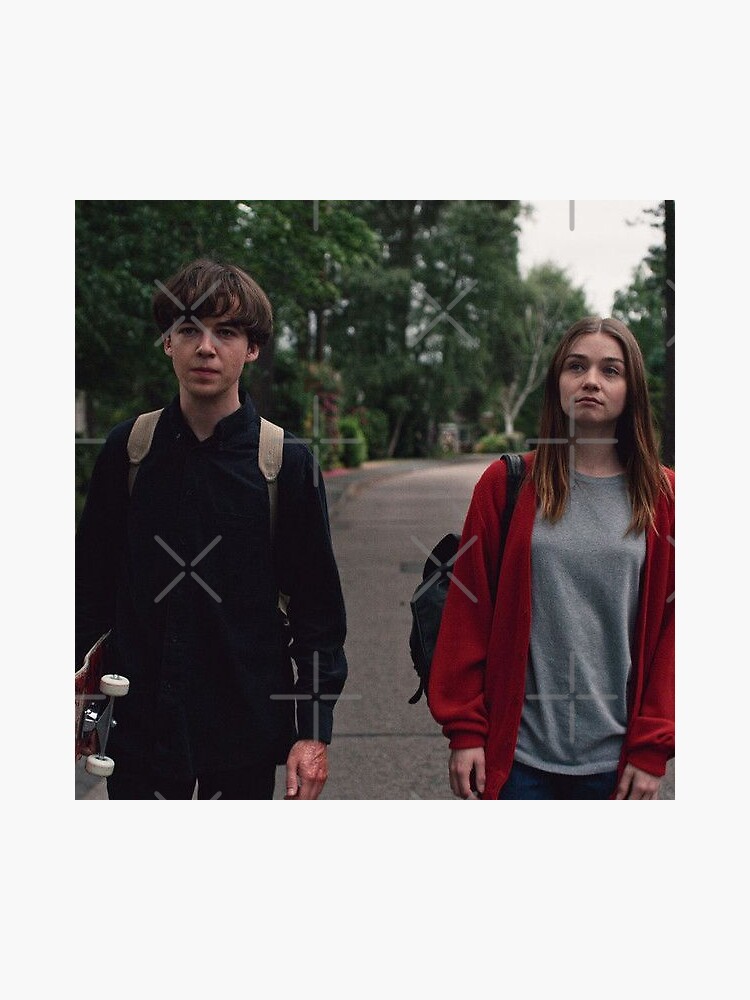 "Alyssa and James TEOTFW " Sticker by Ayyycooldudeh | Redbubble