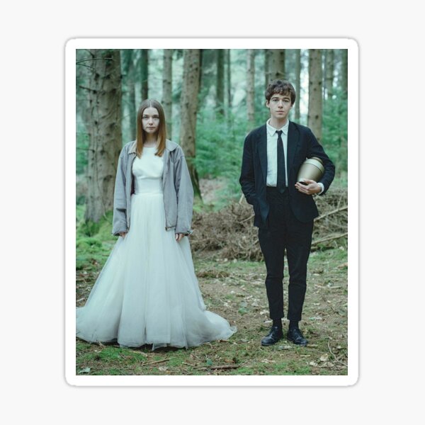 "Alyssa and James TEOTFW " Sticker for Sale by Ayyycooldudeh | Redbubble