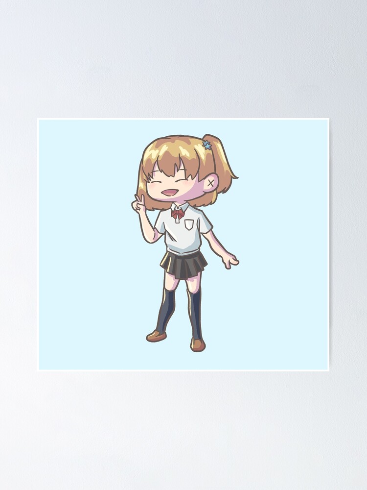Poster « Mignon Chibi Hitoka Yachi Full Body l Haikyuu », par izzoodles ...