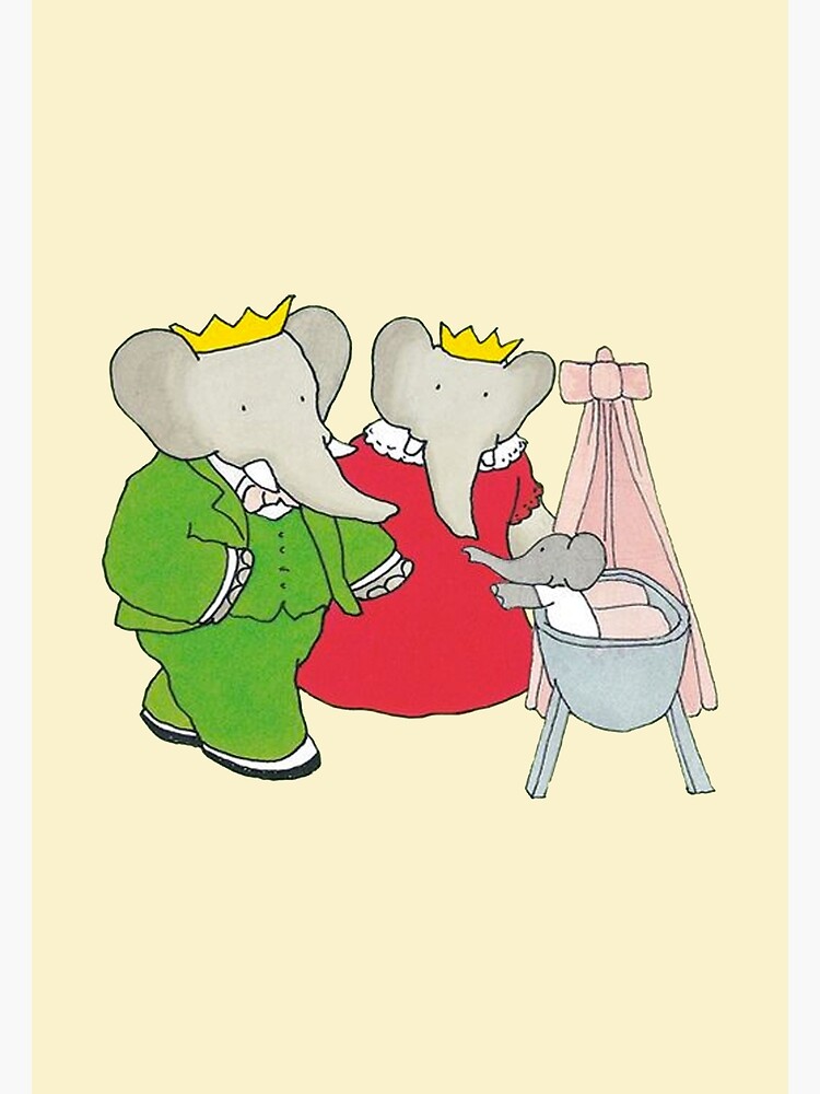 "Babar and his family " Art Print by Fempreneurs | Redbubble