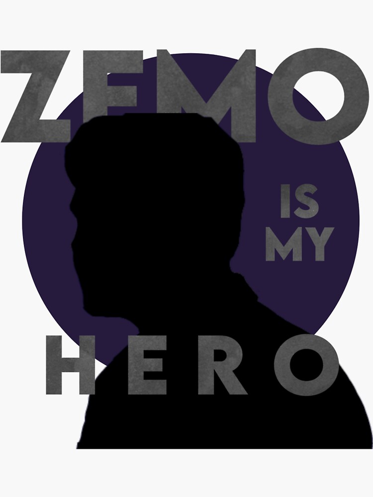 "Zemo is my hero" Sticker for Sale by troupersuper | Redbubble