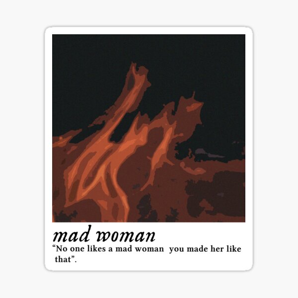 "Mad woman- Taylor Swift " Sticker for Sale by sofb200 | Redbubble