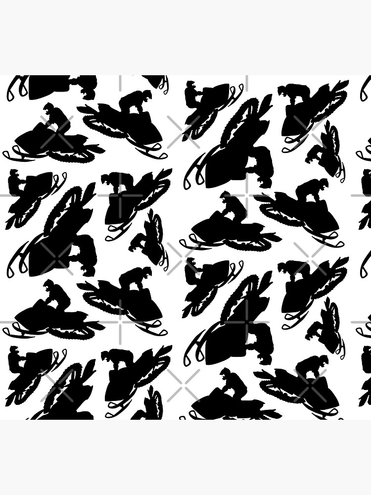 "Snowmobile pattern" Socks for Sale by Bluezorel | Redbubble