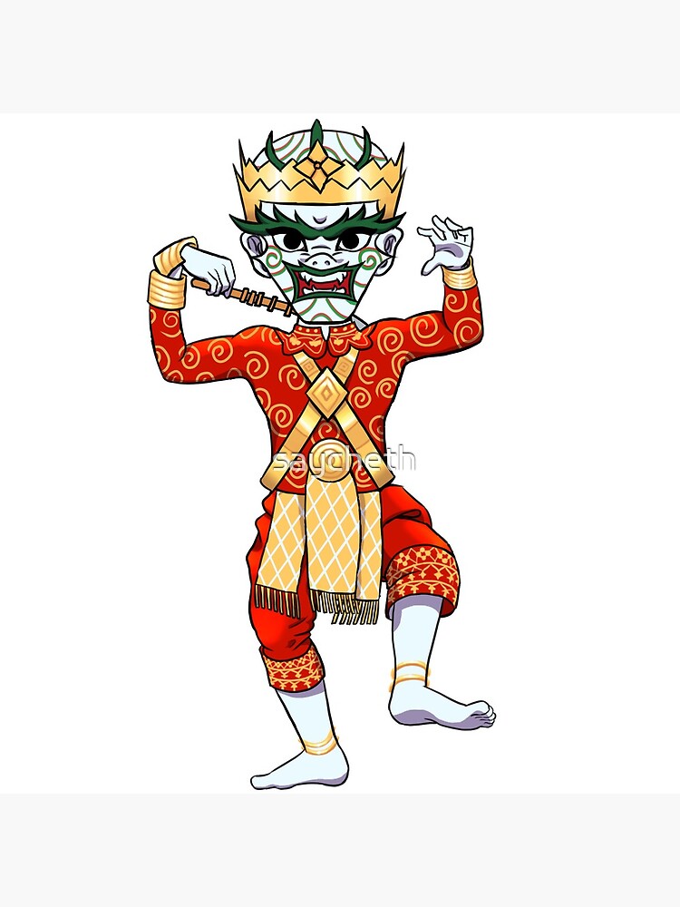 "Khmer Hanuman" Poster for Sale by saycheth | Redbubble
