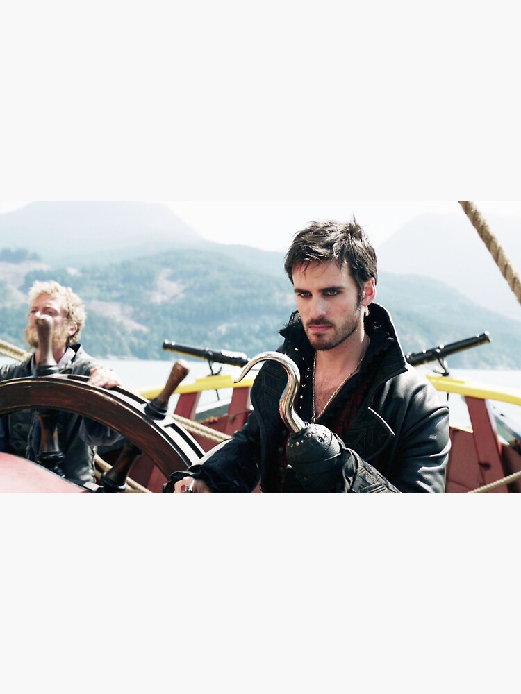 "Captain Killian" Sticker for Sale by awesomelong | Redbubble