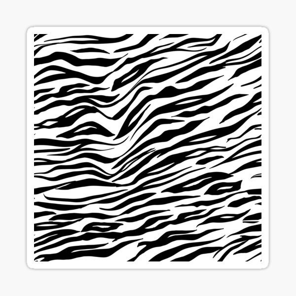 "Zebra Print" Sticker for Sale by Quote-Girl | Redbubble