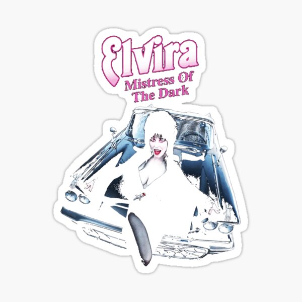 "Elvira " Sticker for Sale by Catulestore | Redbubble