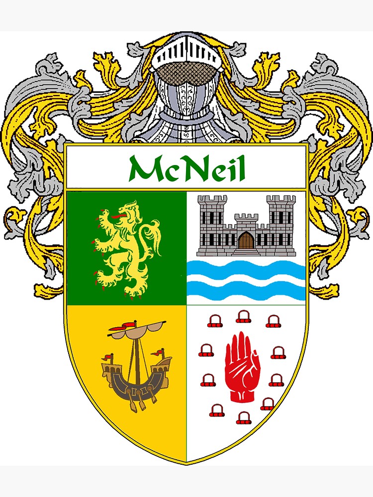 Mcneil Family Crest Crest Of Family Alber 24175 Bitmap USD