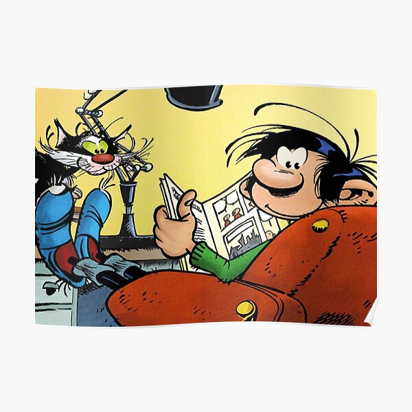 Gaston Lagaffe Posters | Redbubble