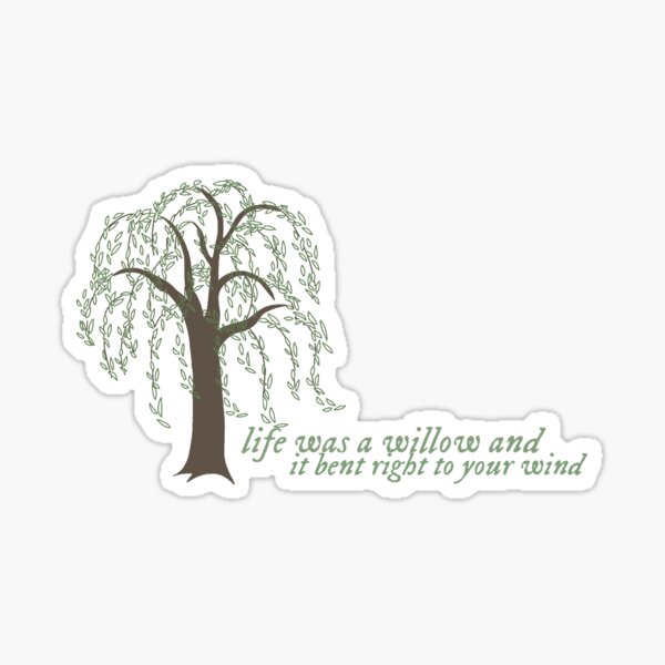 "willow" Sticker for Sale by bookworm2102 | Redbubble