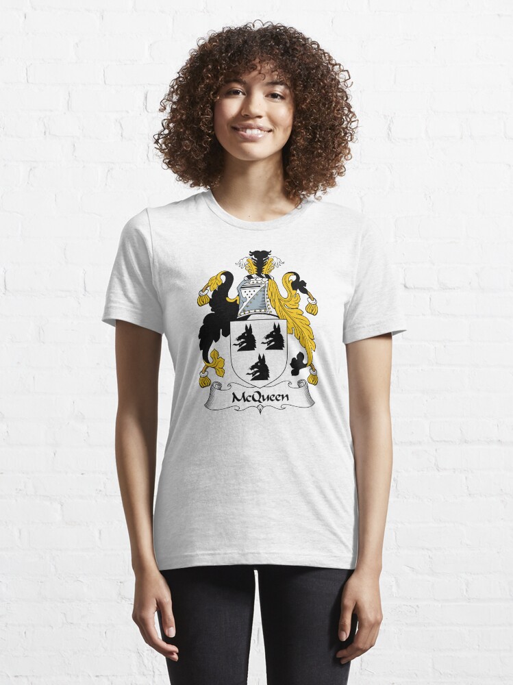 "McQueen Coat of Arms/Family Crest" Essential T-Shirt for Sale by ...