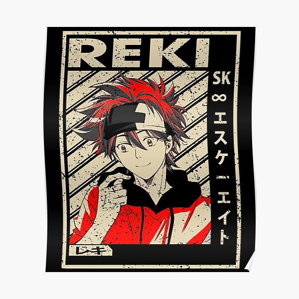 "Retro Love Reki - SK8 the Infinity" Poster by JenniferMichel2 | Redbubble