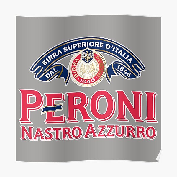 "Bestselling Peroni Beer Logo" Poster by xatiluana | Redbubble