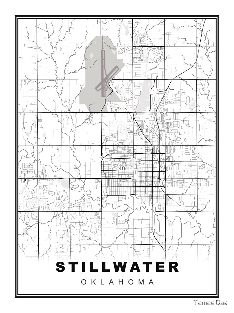 "Stillwater Map" Sticker for Sale by sibudas | Redbubble