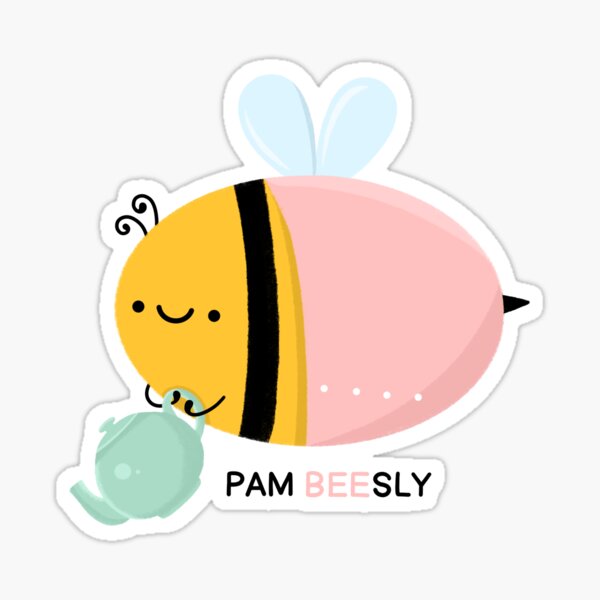 "The Office Pam BEEsly" Sticker by cutermelon | Redbubble