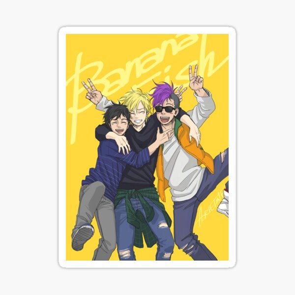 "bananafish " Sticker for Sale by NiedzwieckiMora | Redbubble