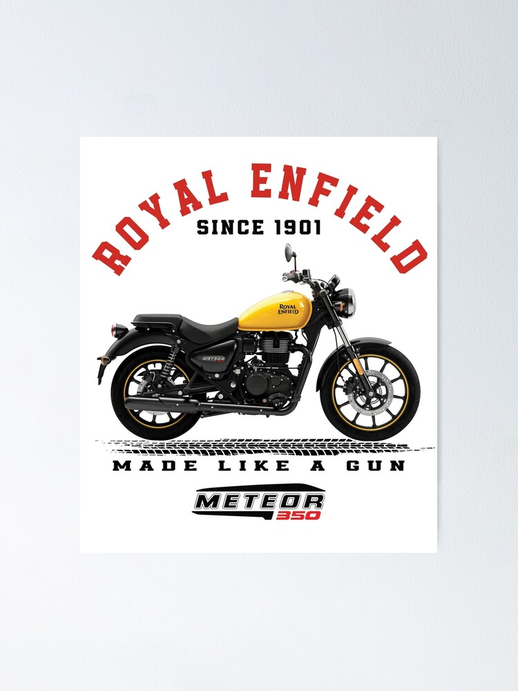 Der Royal Enfield METEOR 350 Poster Entworfen Und Verkauft Von {store Name}