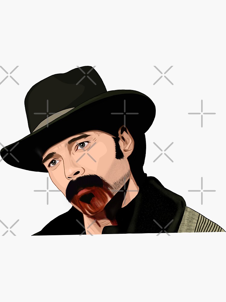"Doc Holliday" Sticker for Sale by sapb-artwork | Redbubble