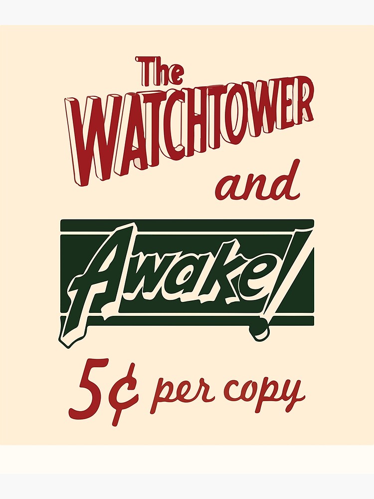 "Watchtower Vintage" Poster for Sale by JW Crafts | Redbubble