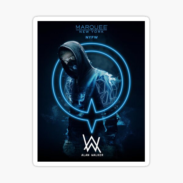 Alan Walker Logo Stickers | Redbubble